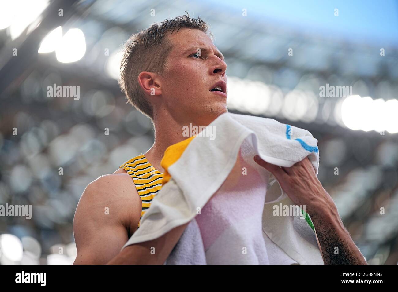 Tokyo, Japan. 03rd Aug, 2021. Athletics: Olympics, Men, Triple Jump ...
