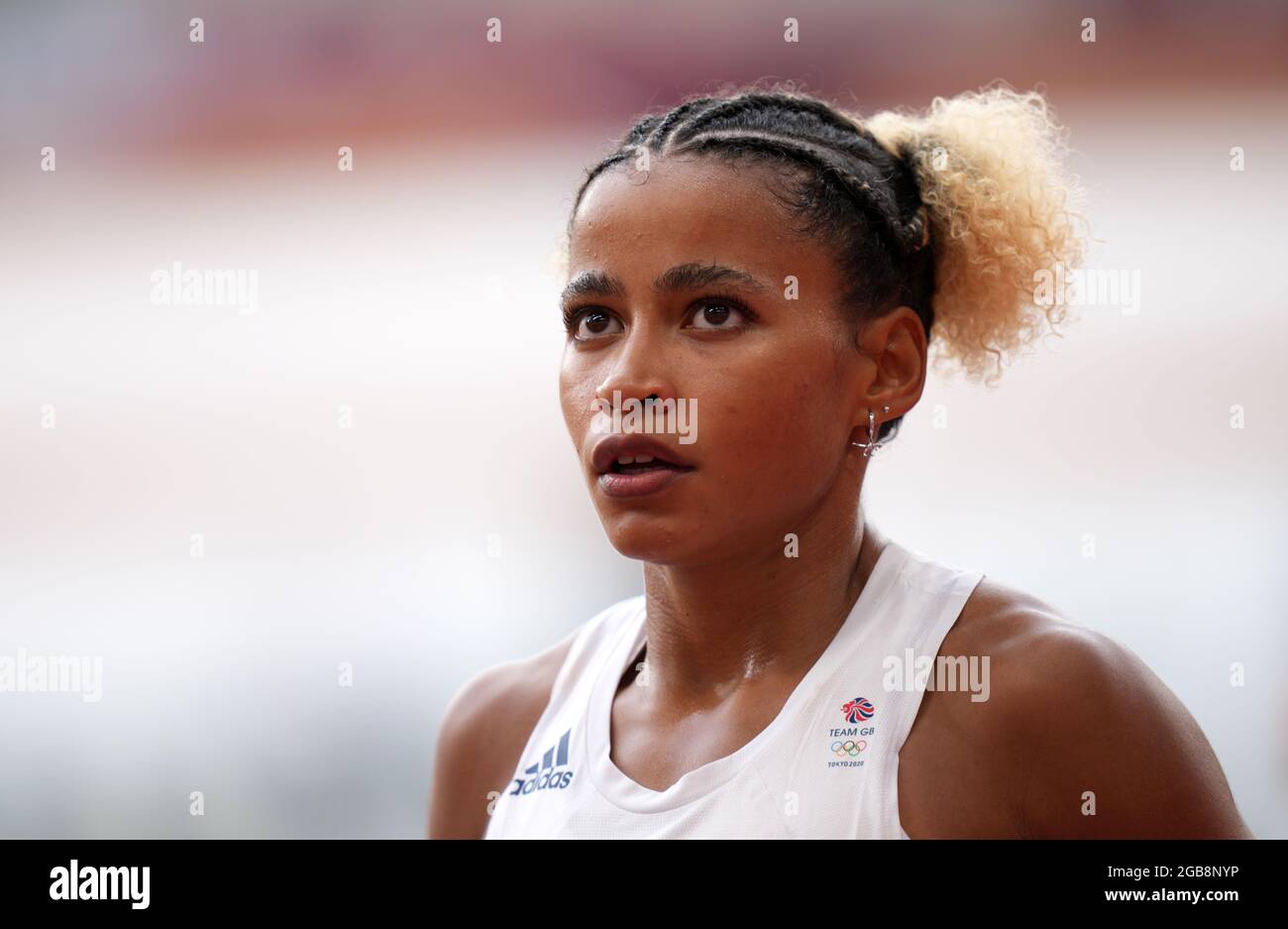 Great Britain's Jazmin Sawyers during the Women's Long Jump Final at ...
