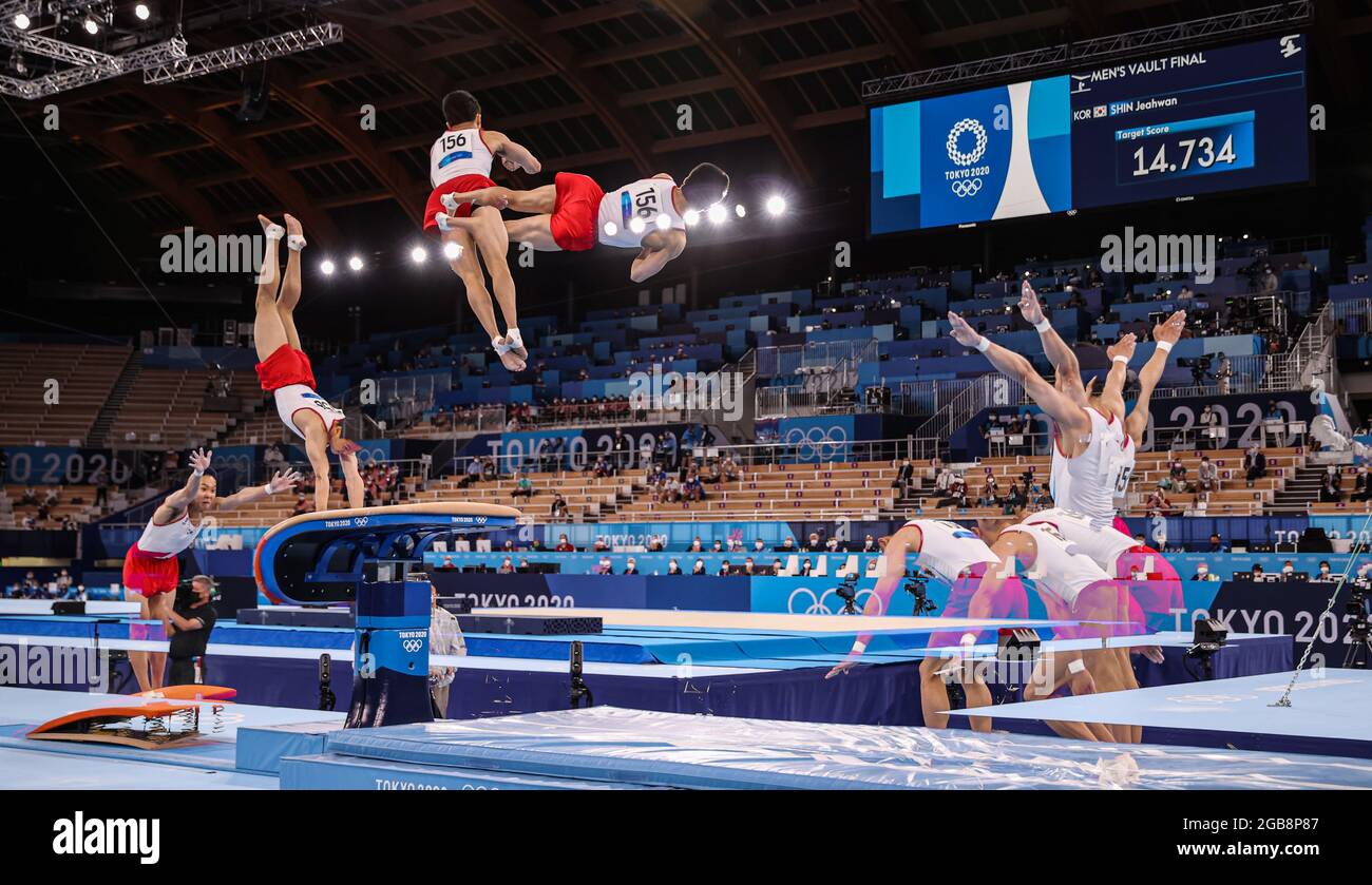 03rd Aug, 2021. S. Korean gymnast Shin Jea-hwan South Korean gymnast ...