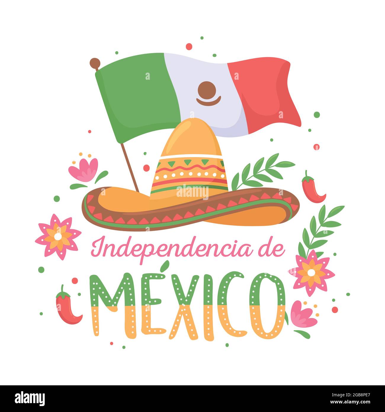 independence mexican day Stock Vector Image & Art - Alamy