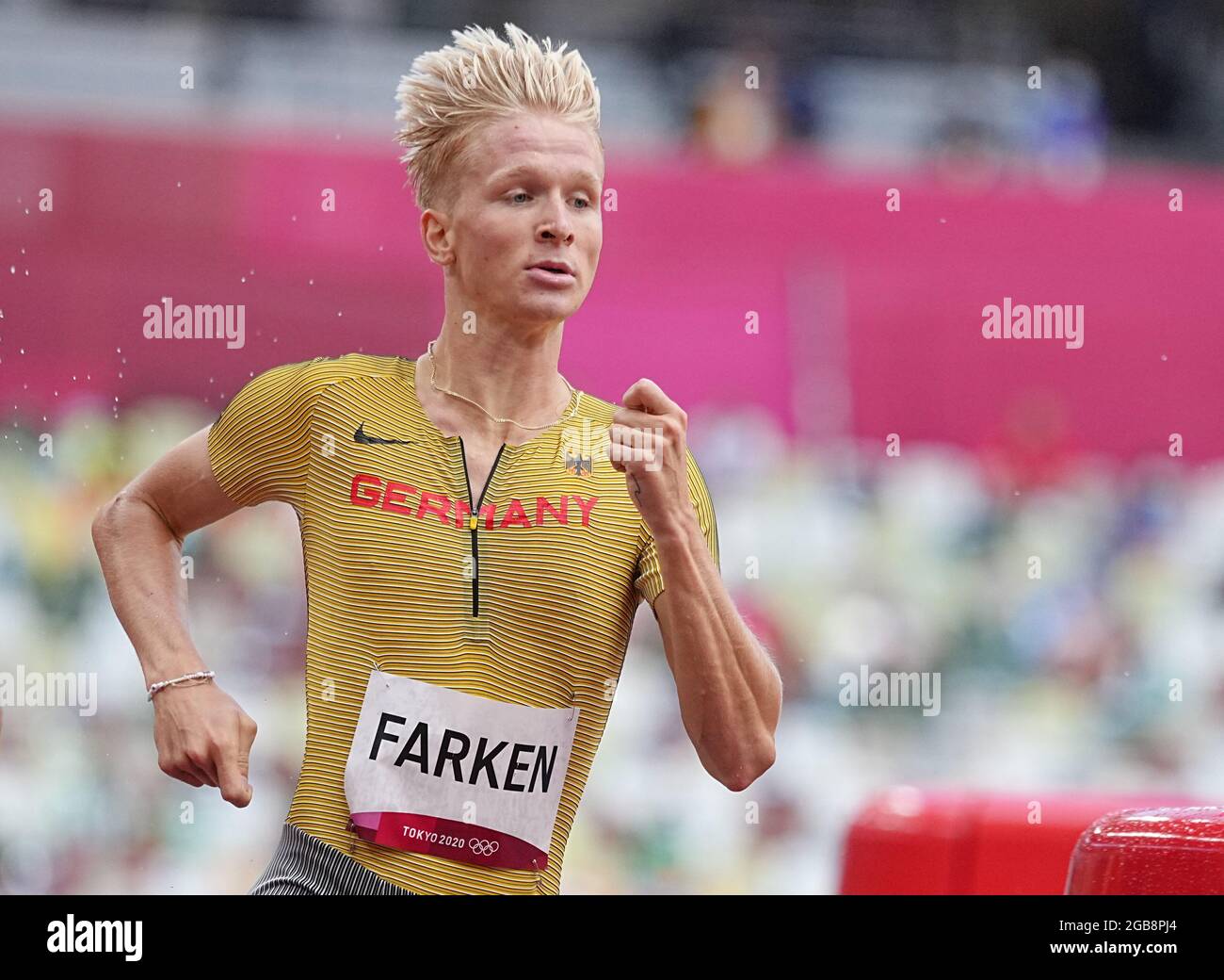 Tokyo, Japan. 03rd Aug, 2021. Athletics: Olympics, 1500 m, men, heats ...