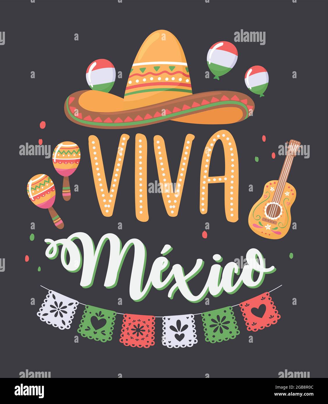 viva mexico poster Stock Vector Image & Art - Alamy