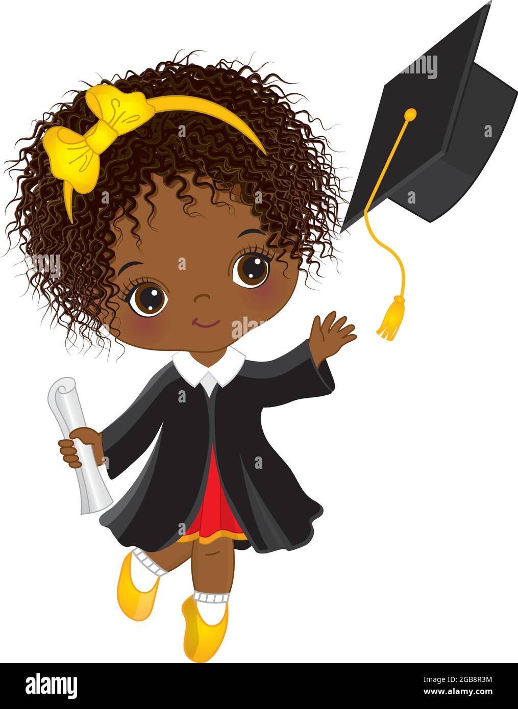 Illustration Of Cartoon Boy In Graduation Costume Hol - vrogue.co