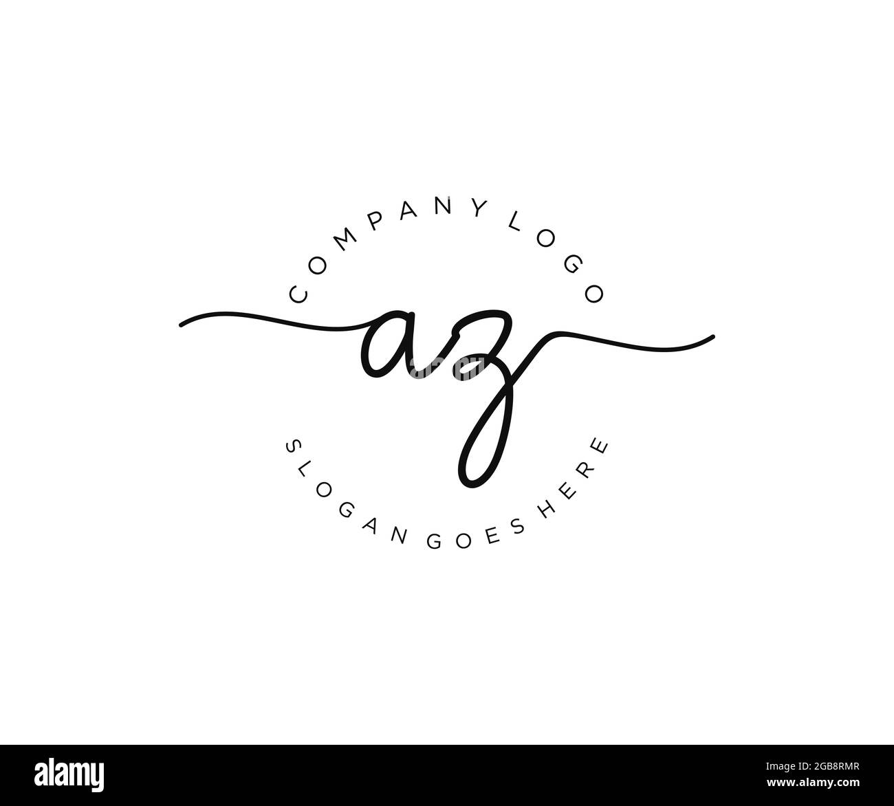 Az logo vector Black and White Stock Photos & Images - Alamy