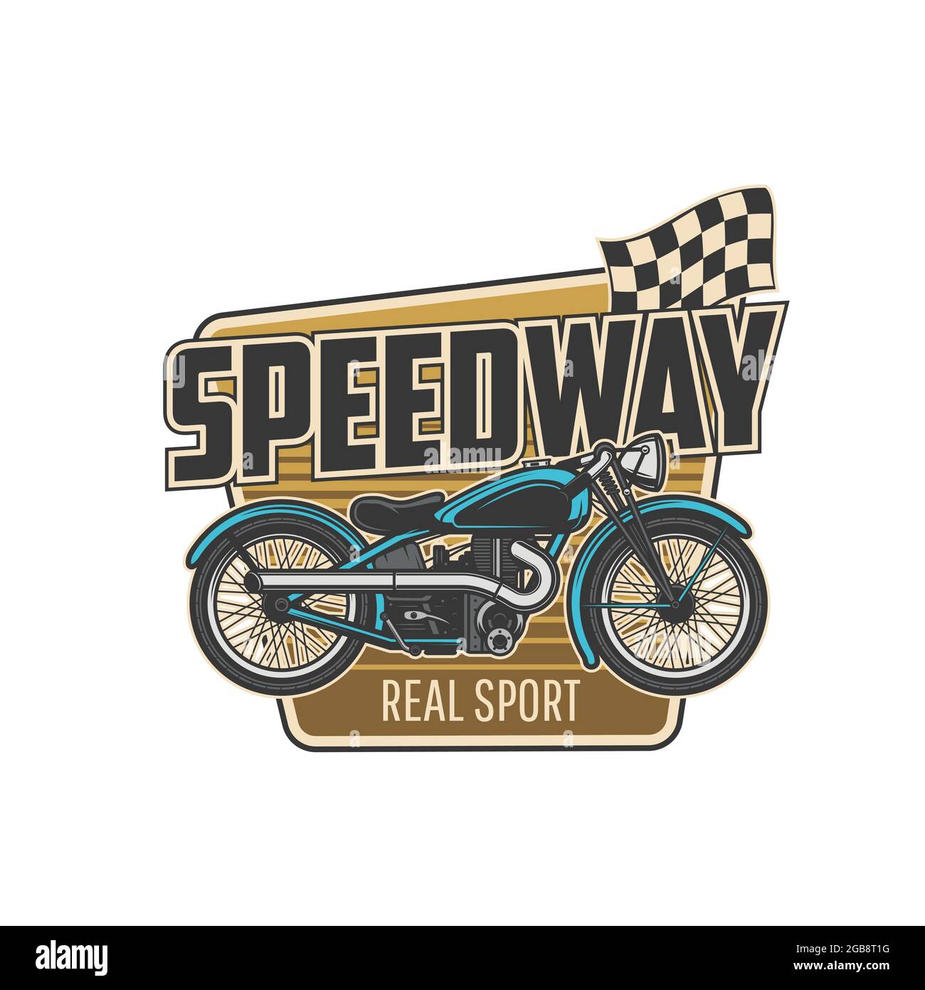 Racetrack speedway logo Cut Out Stock Images & Pictures - Alamy