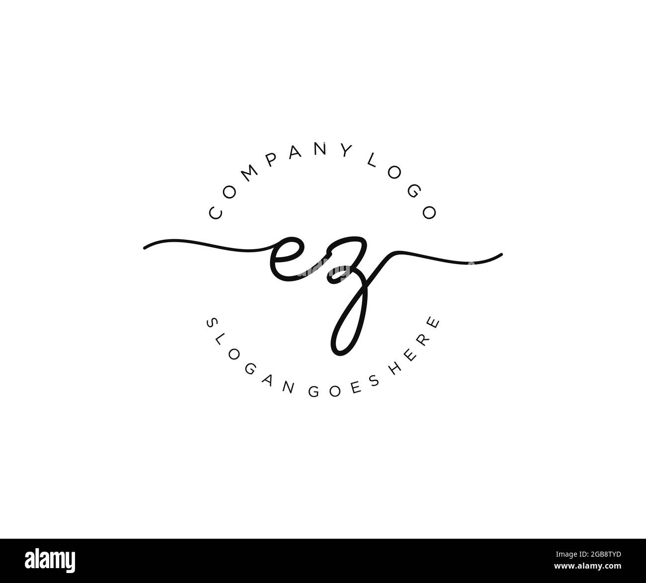 Ez minimal logo hi-res stock photography and images - Alamy