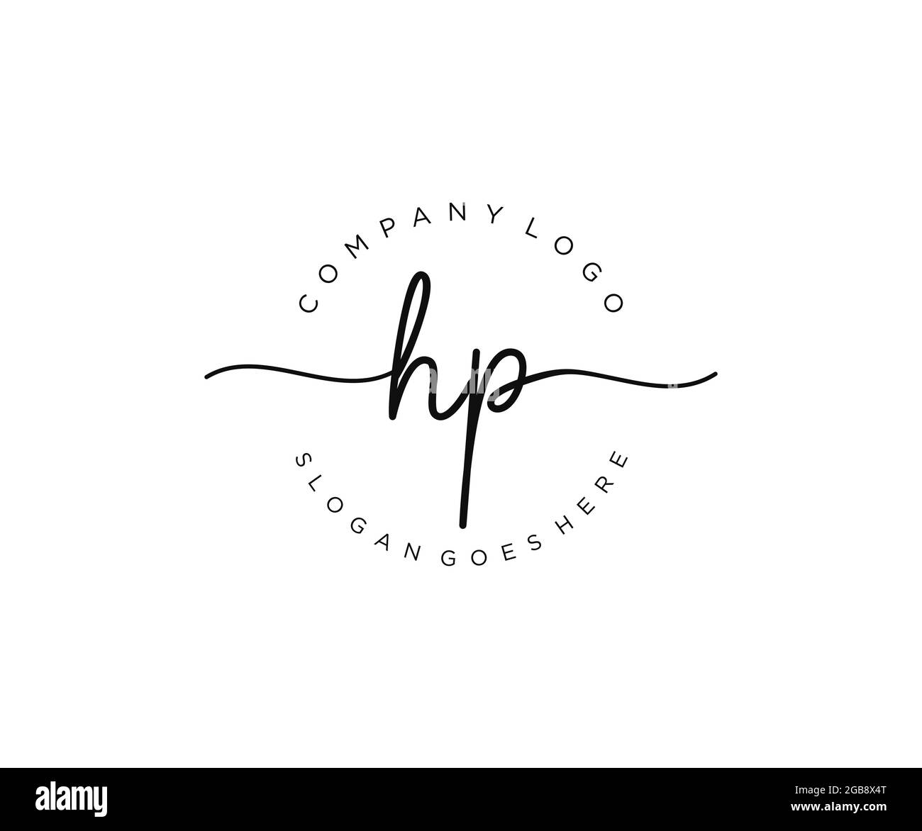 Hp minimal logo hi-res stock photography and images - Alamy