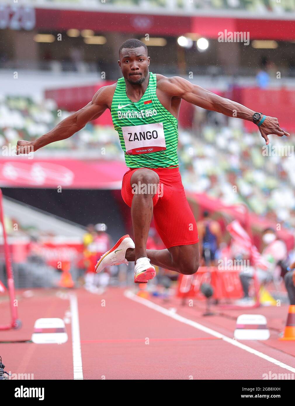 Tokyo, Japan. 3rd Aug, 2021. Hugues Fabrice Zango of Burkina Faso ...