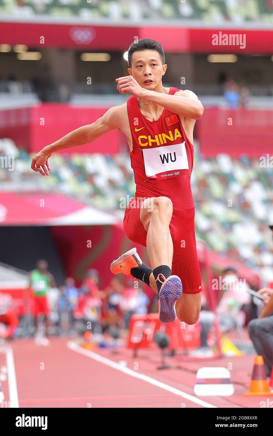 Tokyo, Japan. 3rd Aug, 2021. Wu Ruiting of China competes during the ...