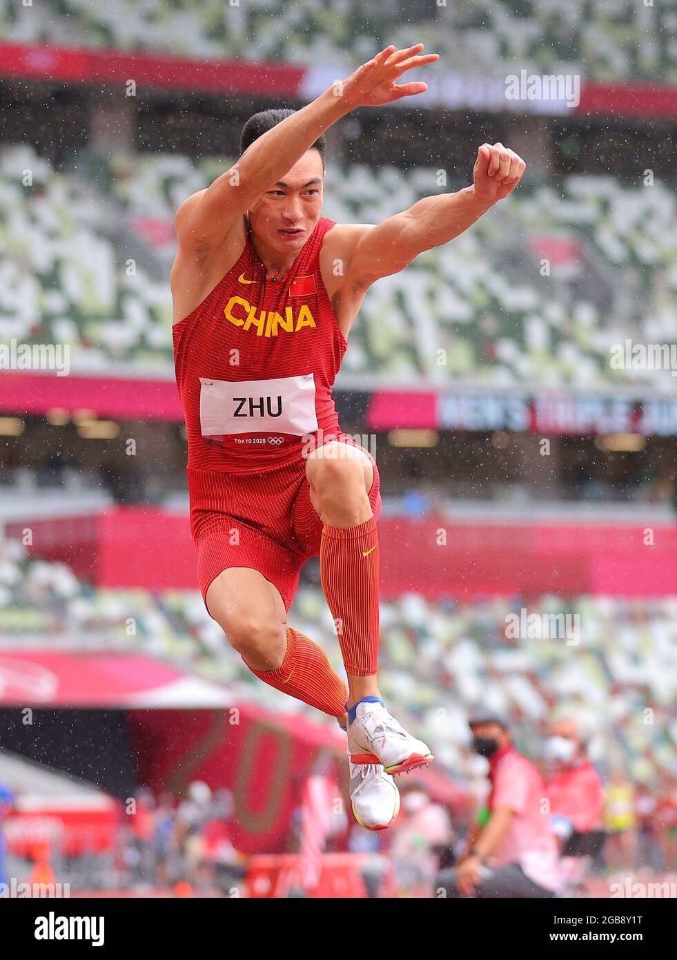 Tokyo, Japan. 3rd Aug, 2021. Zhu Yaming of China competes during the ...