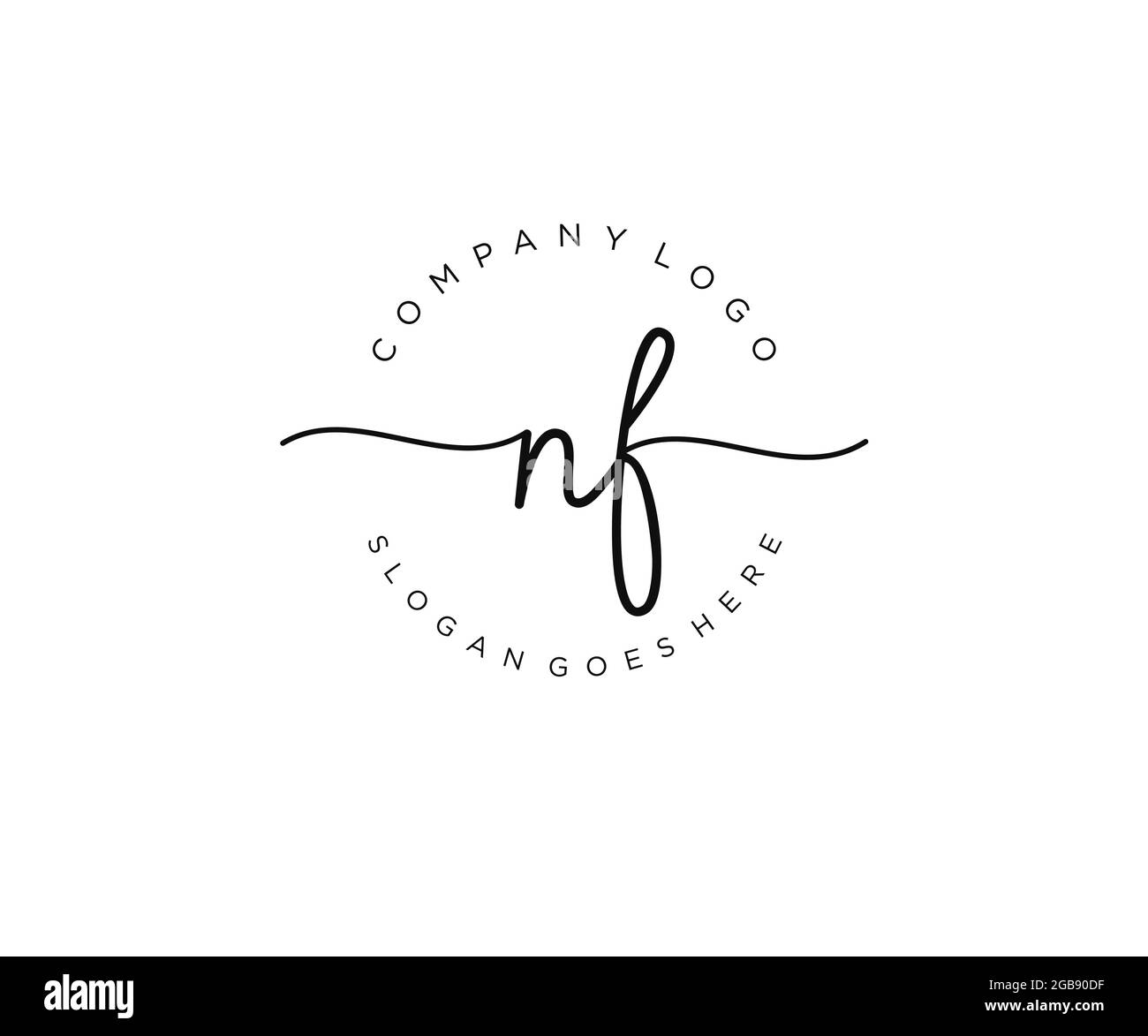 Alphabet nf Stock Vector Images - Alamy