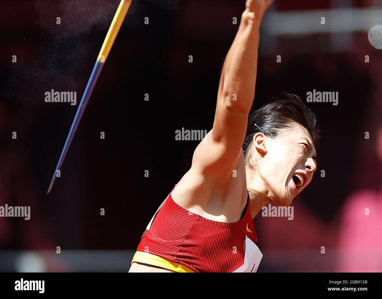 Tokyo, Japan. 3rd Aug, 2021. Lyu Huihui of China competes during the ...