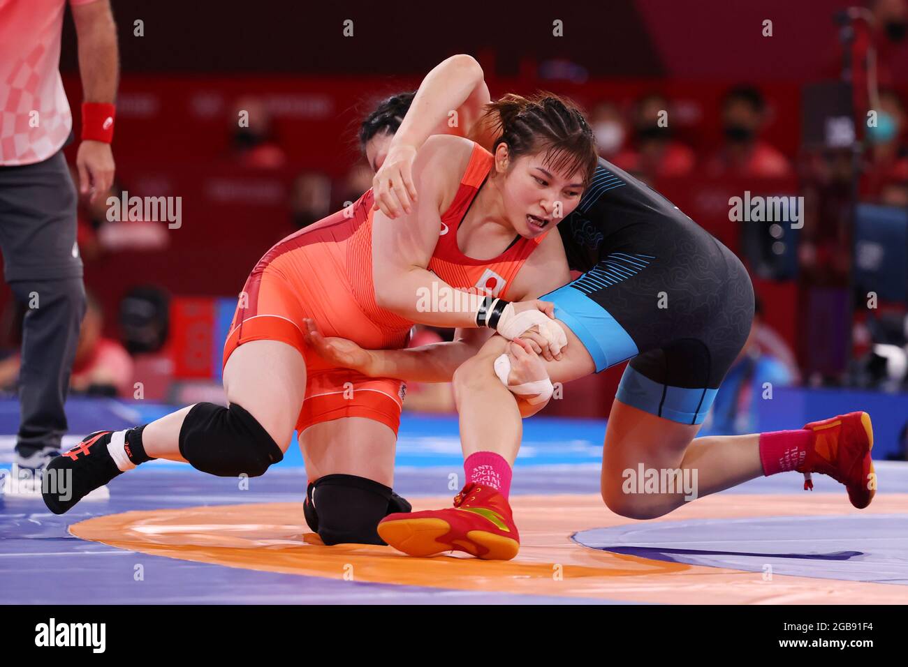 Tokyo, Japan. 3rd Aug, 2021. Sara Dosho (JPN) Wrestling : Women's ...