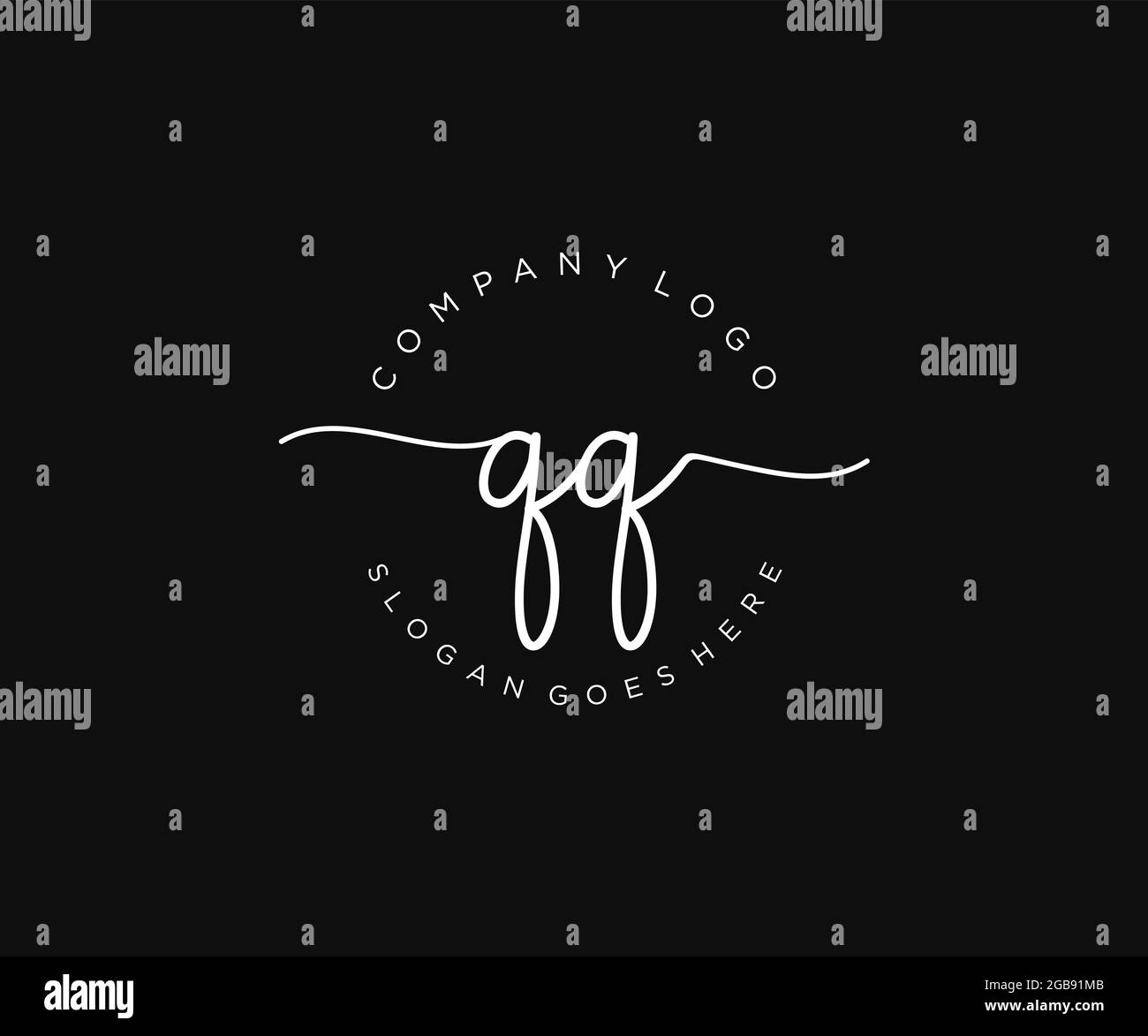 Qq brand logo Black and White Stock Photos & Images - Alamy