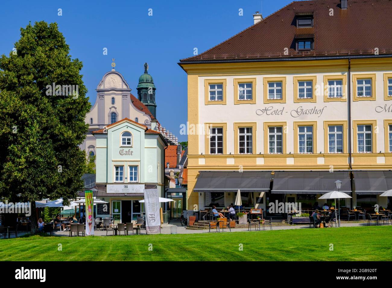 Kapellplatz, Altoetting, Upper Bavaria, Bavaria, Germany Stock Photo ...