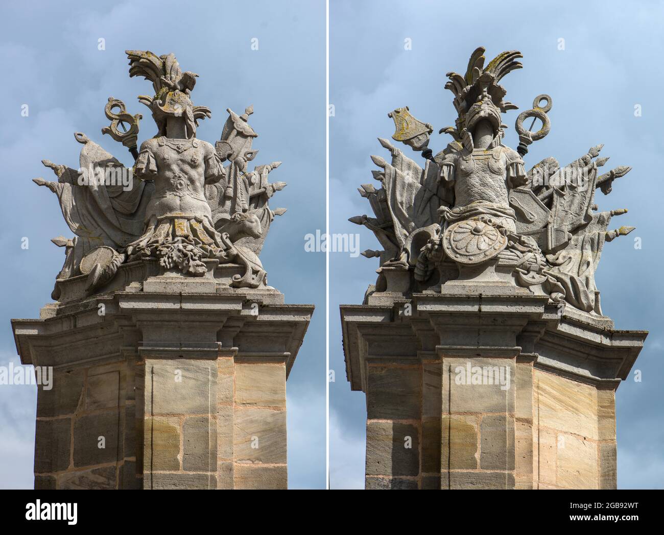 Tropaia, victory sculptures consisting of weapons and armour and ...