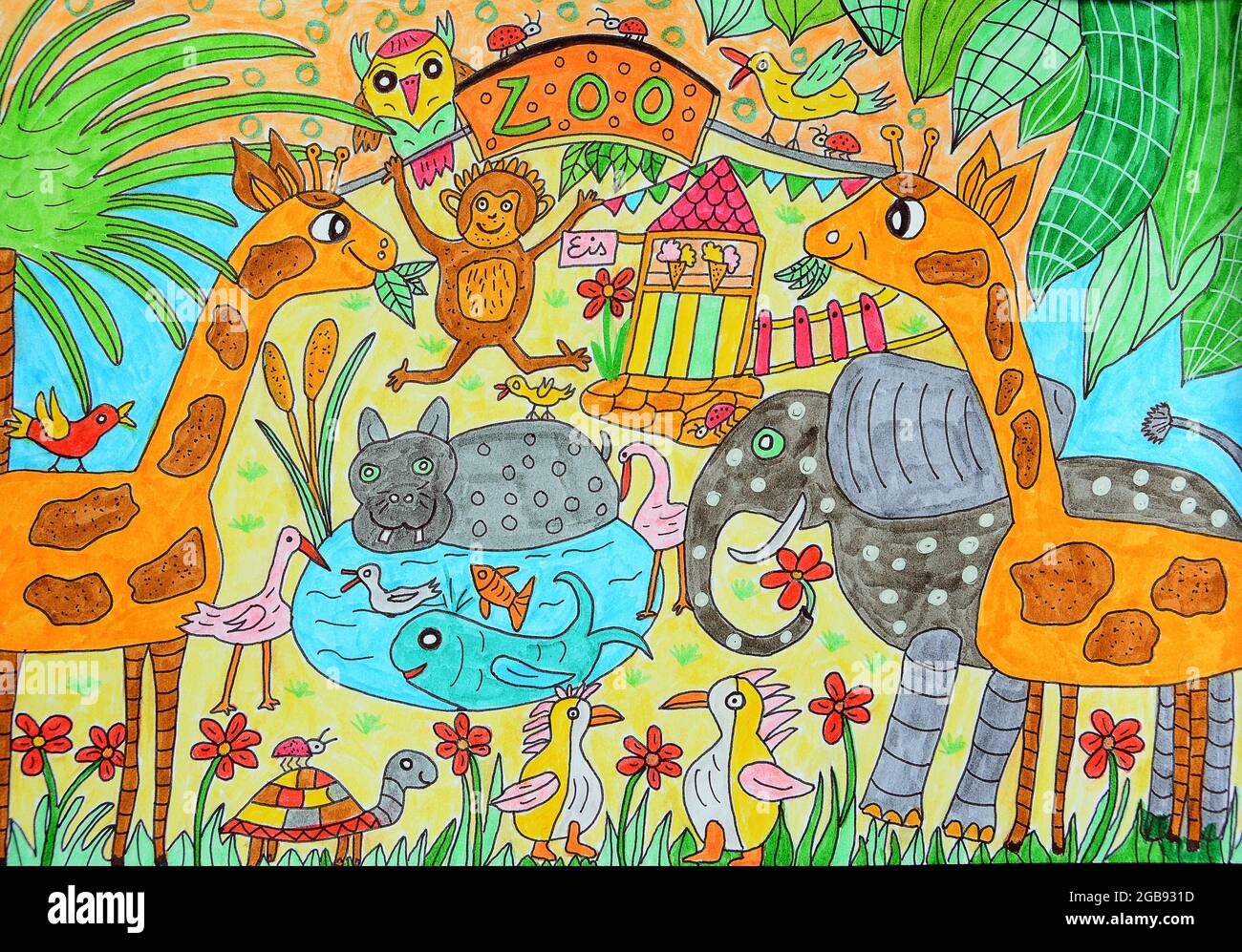 Zoo Drawing Competition