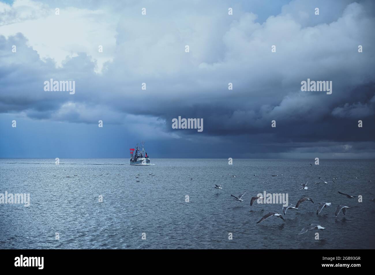 Trawler fishing bad weather hi-res stock photography and images - Alamy