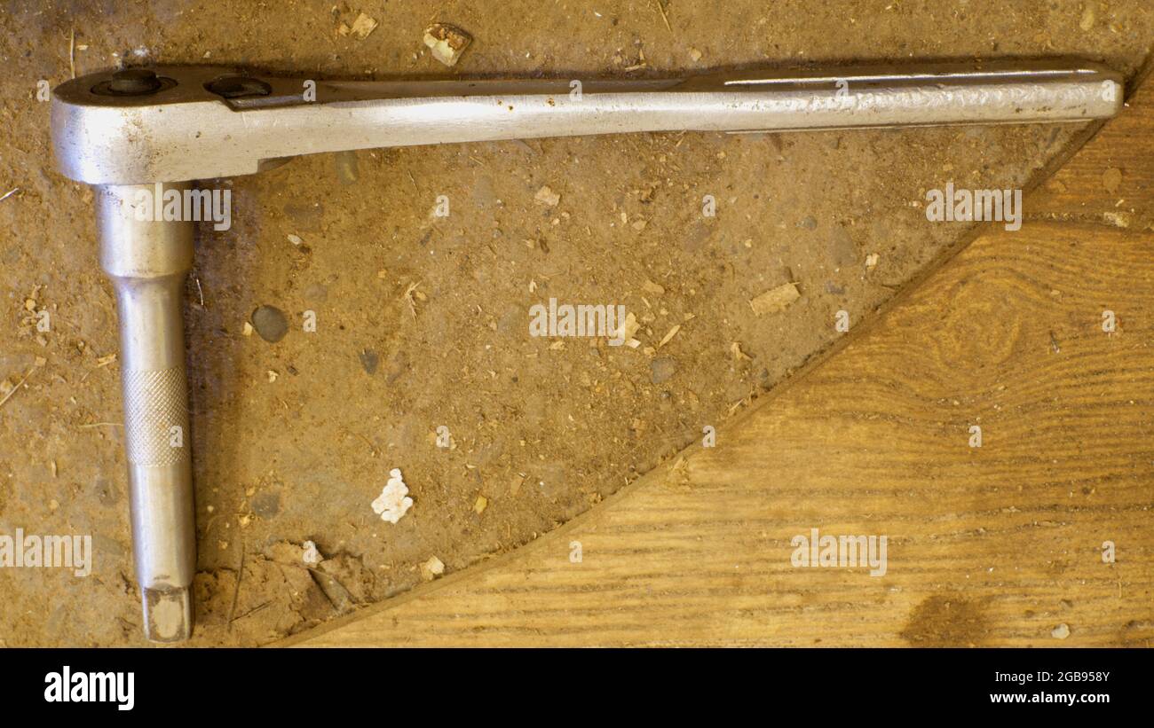 A Half Inch Drive Ratchet and Extension Stock Photo - Alamy