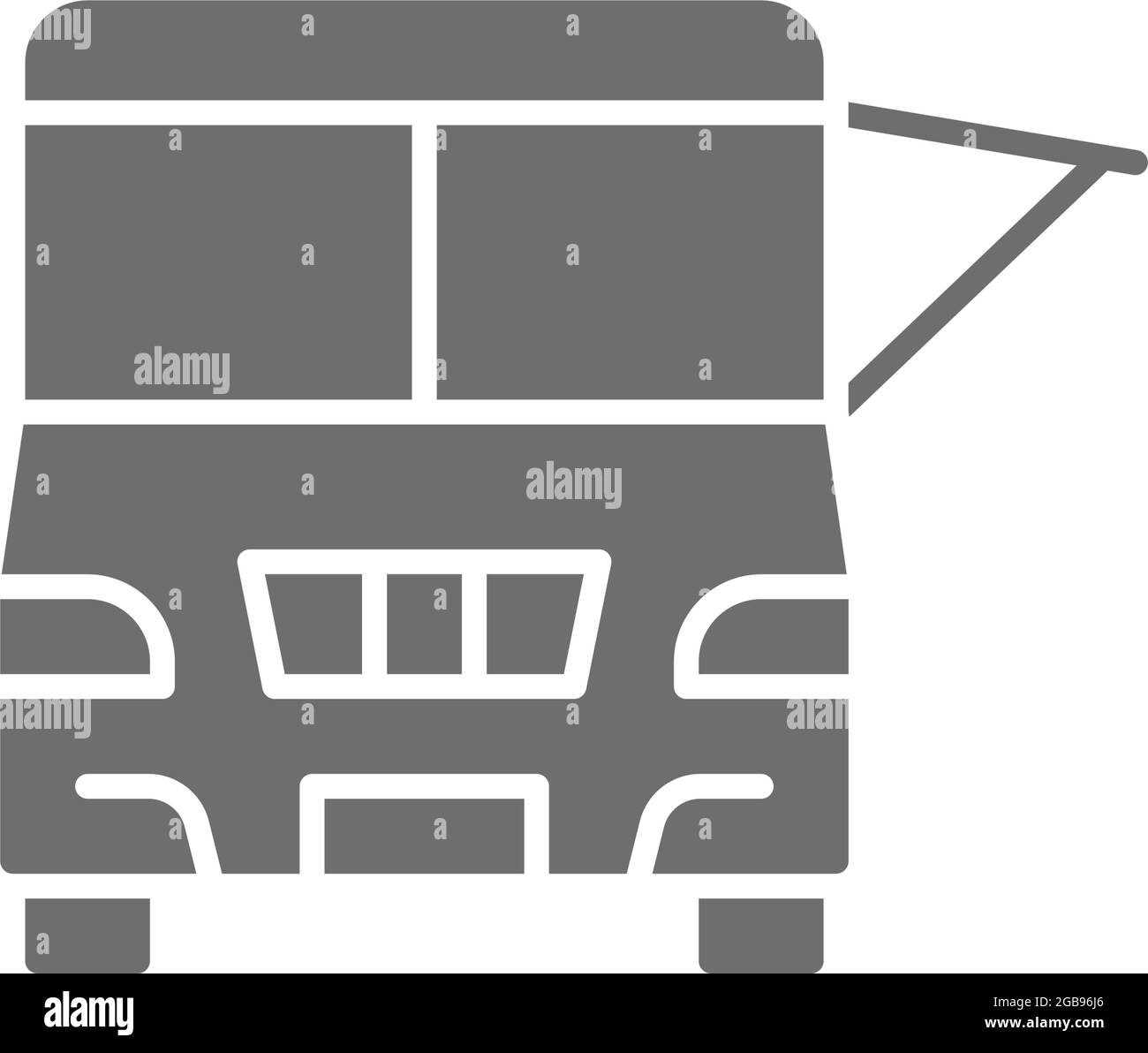 Fast food truck, festival car gray icon Stock Vector Image & Art - Alamy