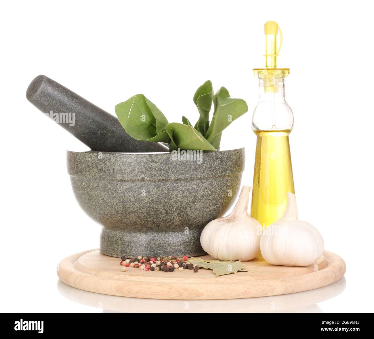 Set of ingredients and spice for cooking isolated on white Stock Photo ...