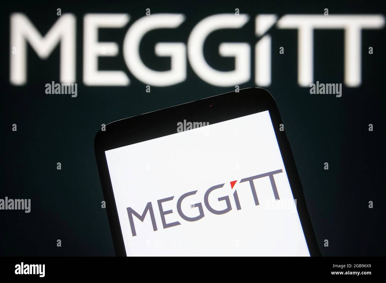 Ukraine. 02nd Sep, 2021. In this photo illustration a Meggitt plc logo ...