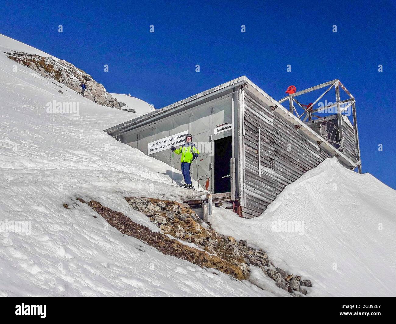 Germany's longest ski run through the unprepared Dammkar starts at this ...