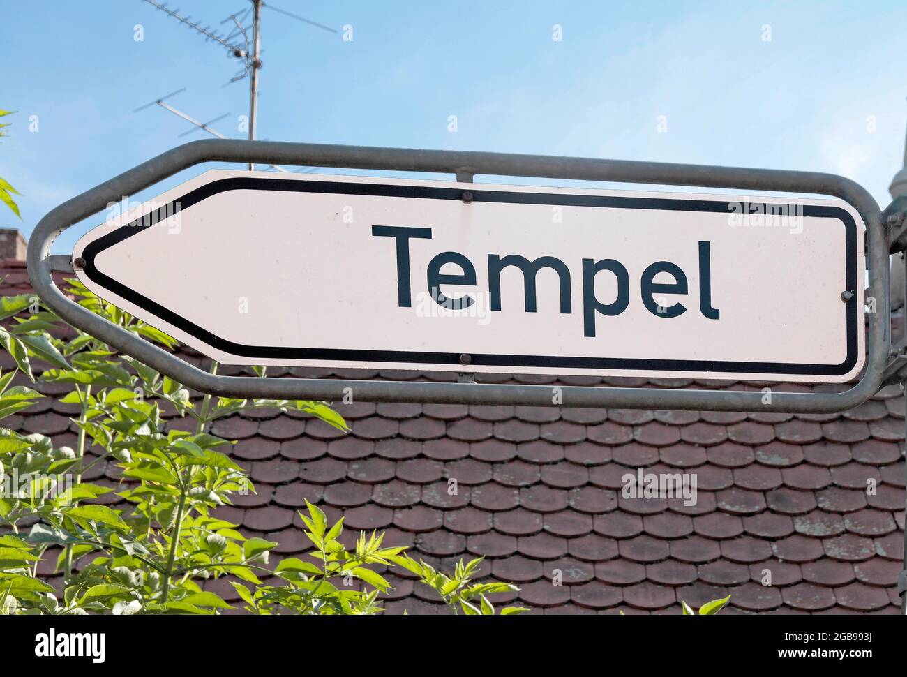Sign temple hi-res stock photography and images - Alamy