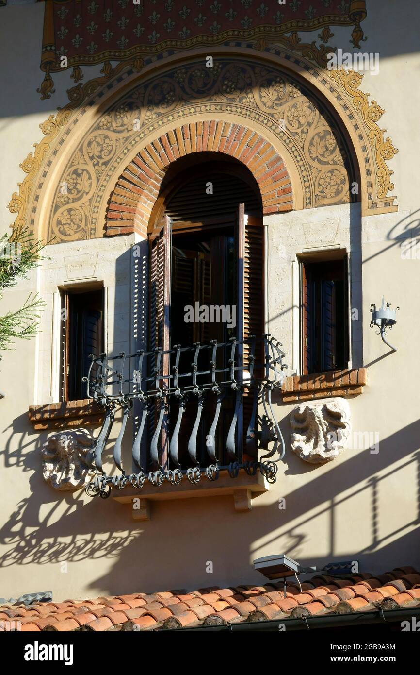 Villino delle Fate Villa of the Fairies in the Quartiere Coppede ...