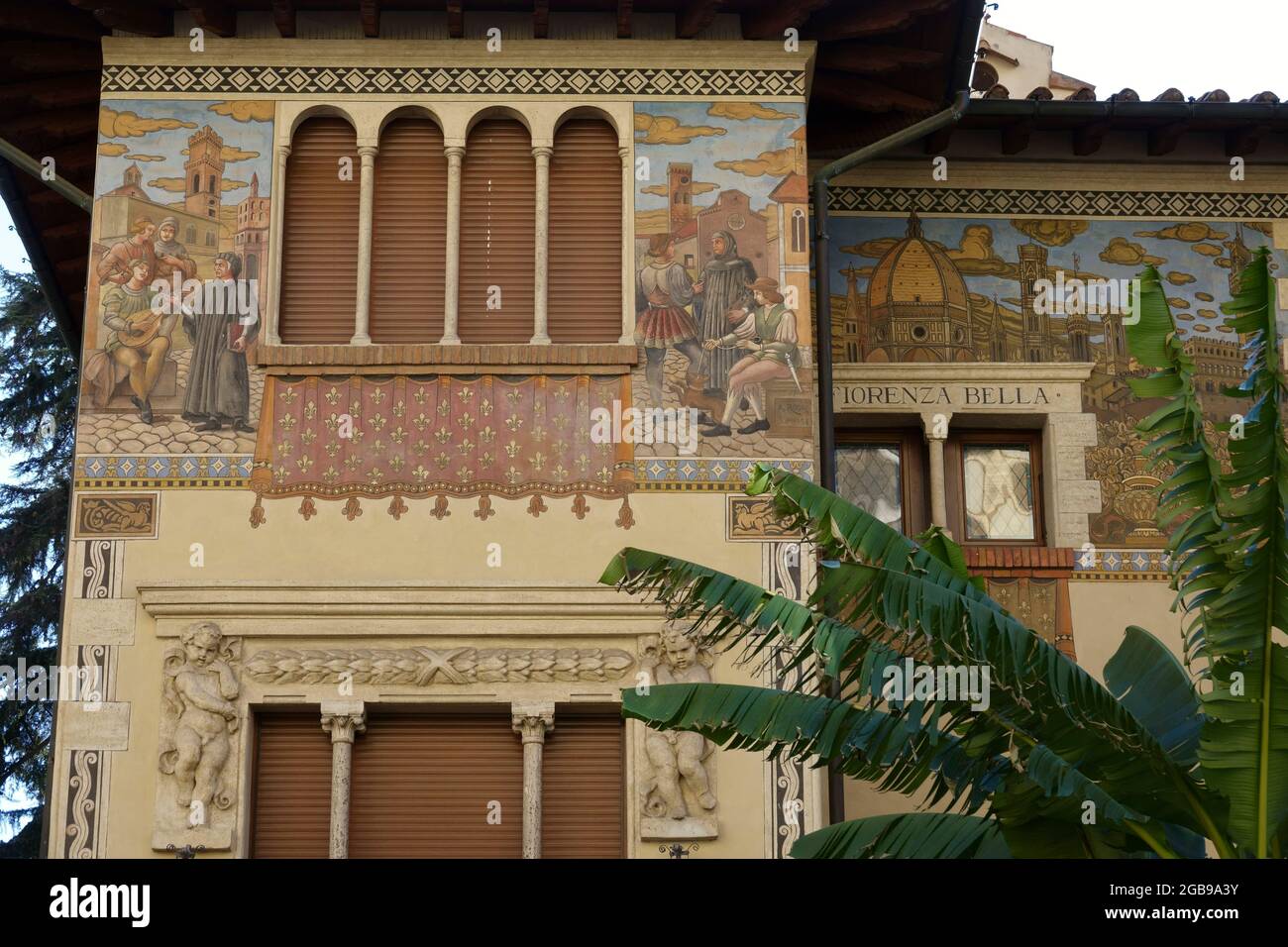 Villino delle Fate Villa of the Fairies in the Quartiere Coppede ...