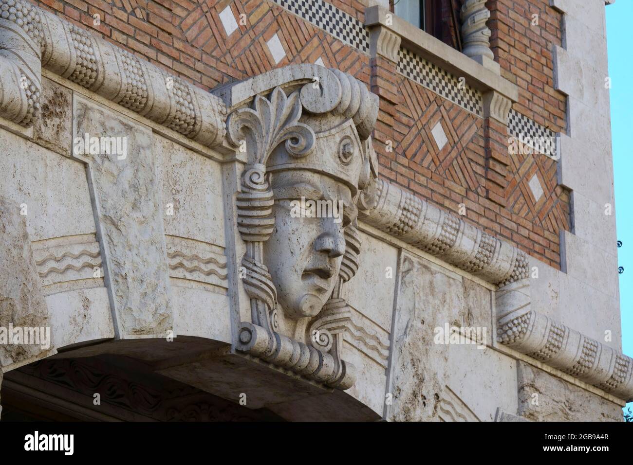 Palazzo del Ragno Spider Palace in Piazza Mincio Mincio Square in ...