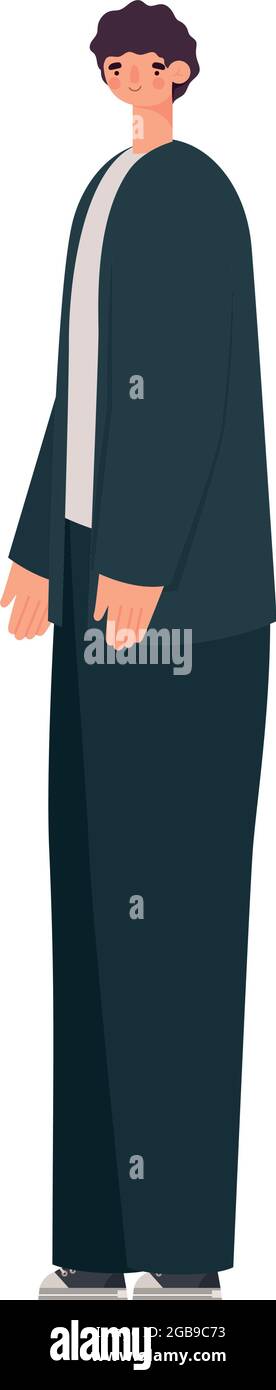 Nice friendly man Stock Vector Images - Alamy