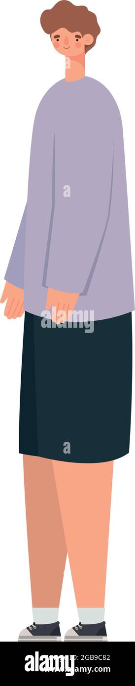 Nice friendly man Stock Vector Images - Alamy