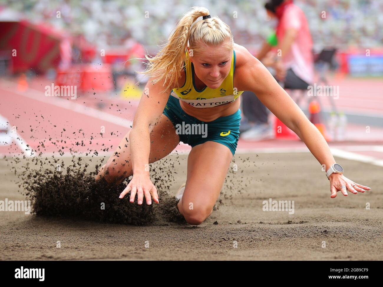 Tokyo, Japan. 3rd Aug, 2021. Brooke Stratton of Australia competes ...