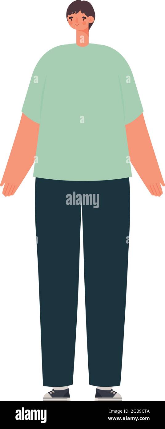 young man illustration Stock Vector Image & Art - Alamy