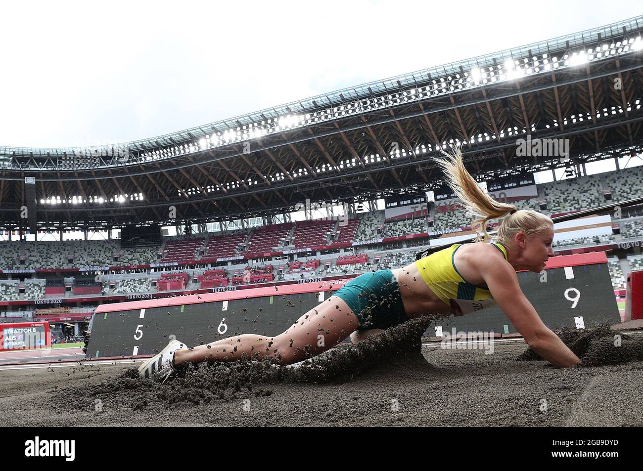 Tokyo, Japan. 3rd Aug, 2021. Brooke Stratton of Australia competes ...