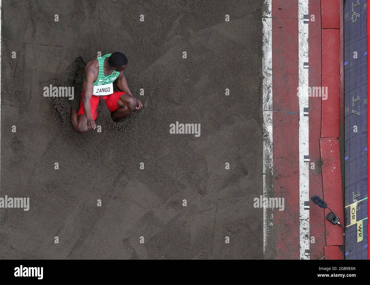 Tokyo, Japan. 3rd Aug, 2021. Hugues Fabrice Zango of Burkina Faso ...