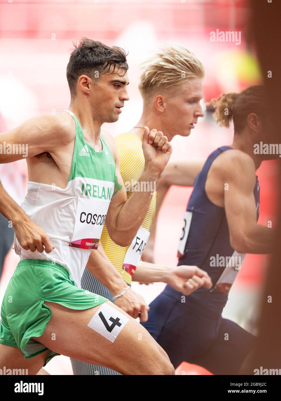 TOKYO, JAPAN - AUGUST 3: Andrew Coscoran of Ireland competing on Men's ...