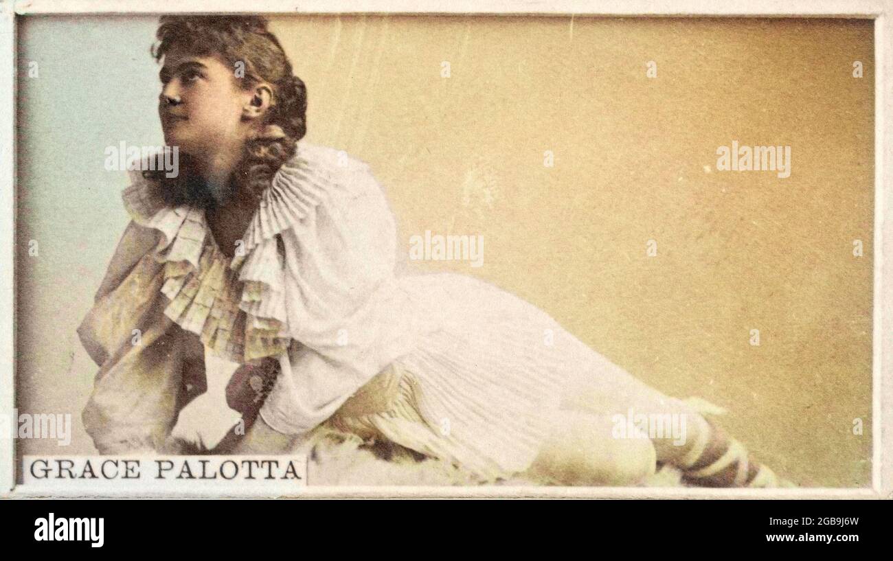 Grace Palotta, from the Actresses series (N245) issued by Kinney ...
