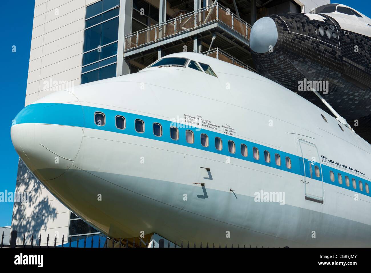 Boeing 747 shuttle carrier houston hi-res stock photography and images ...