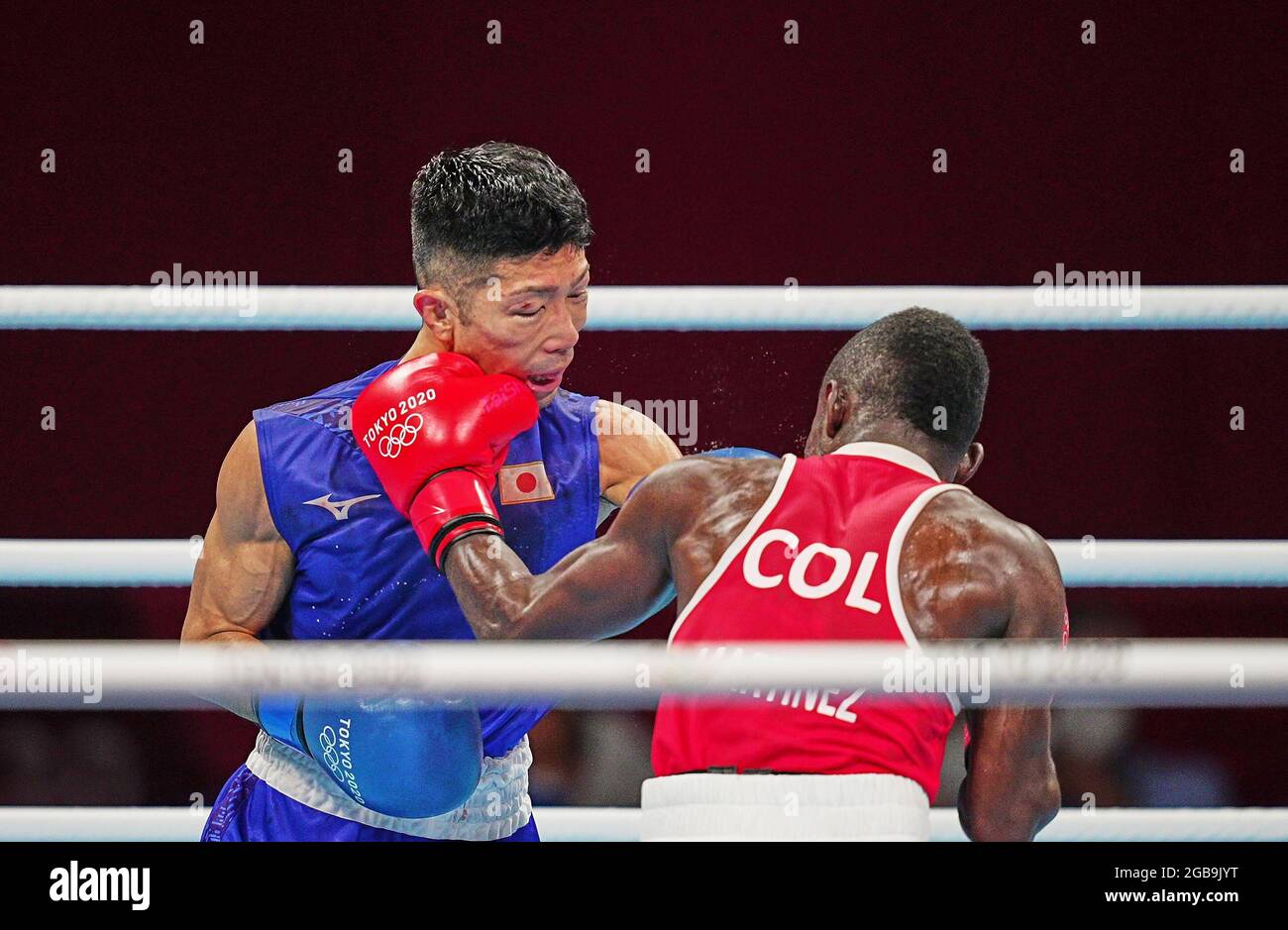 August 3, 2021: Yuberjen Herney Martinez Rivas against Ryomei Tanaka ...