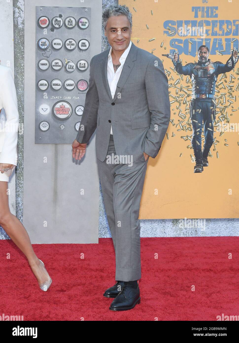 Los Angeles, USA. 02nd Aug, 2021. Taika Waititi arrives at THE SUICIDE ...