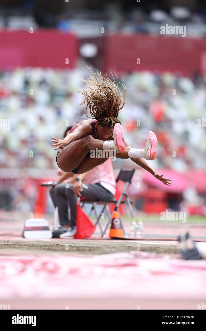 Tokyo, Japan. 3rd Aug, 2021. DAVIS Tara (USA) Athletics : Women's Long ...