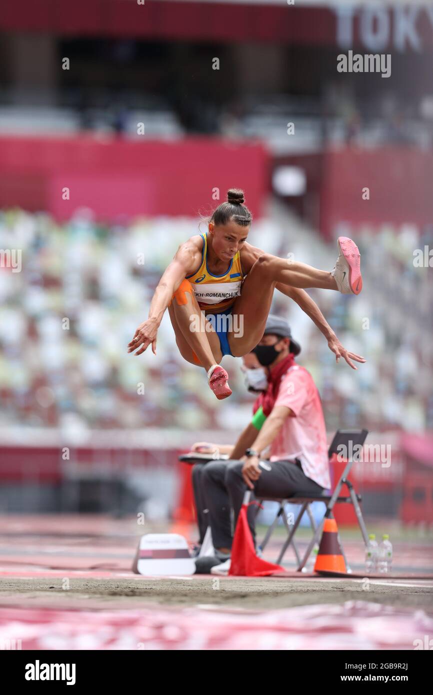 Tokyo, Japan. 3rd Aug, 2021. BEKH-ROMANCHUK Maryna (UKR) Athletics ...
