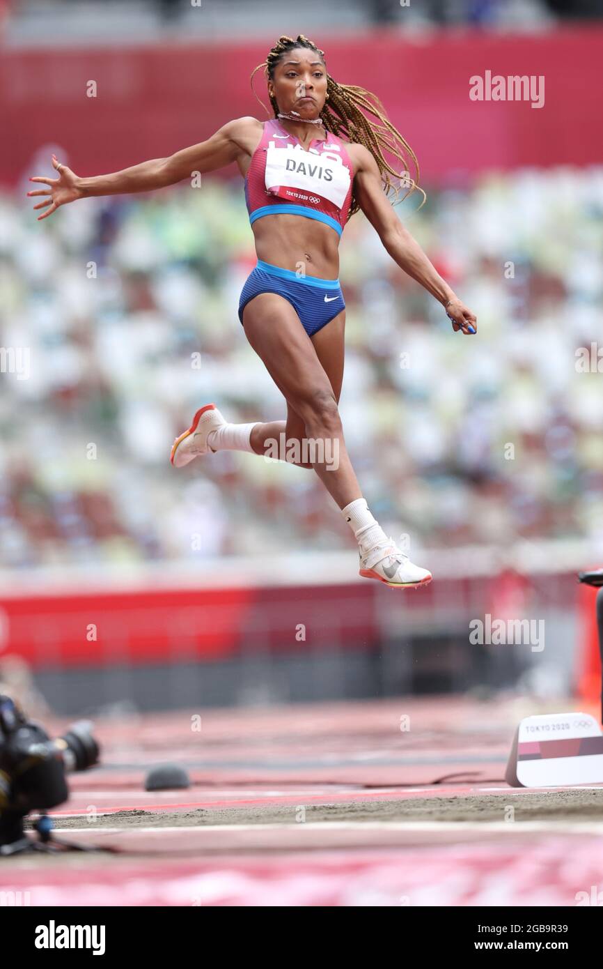 Tokyo, Japan. 3rd Aug, 2021. DAVIS Tara (USA) Athletics : Women's Long ...