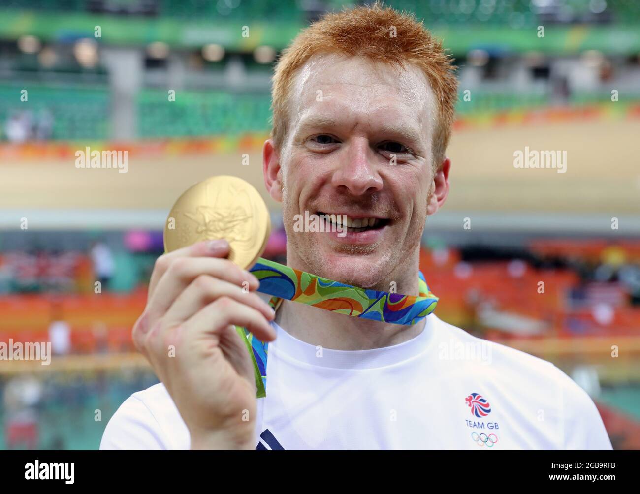 File photo dated 12-08-2016 of Great Britain's Ed Clancy with his gold ...