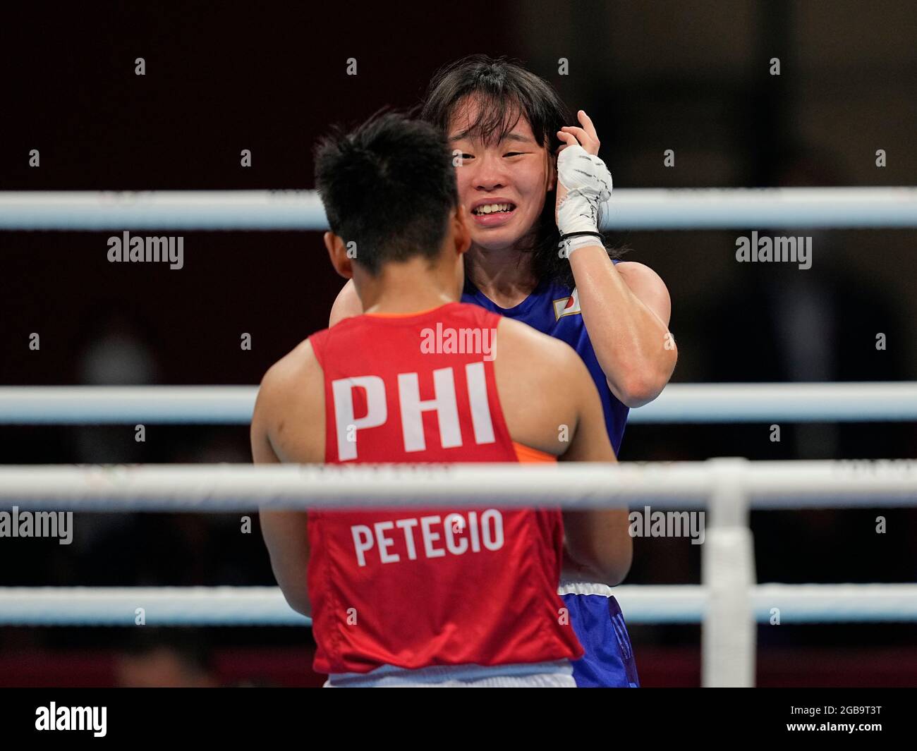 August 3, 2021: Sena Irie from Japan after winning gold at boxing at ...