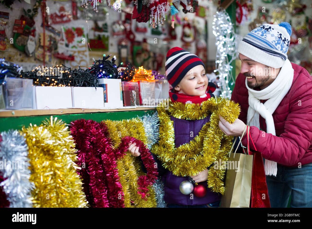 Positive father and daughter are preparing Stock Photo - Alamy