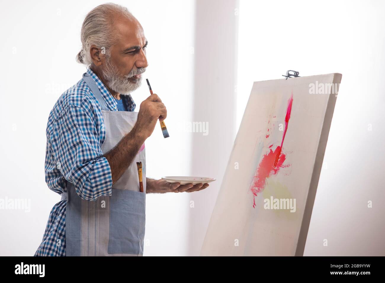 Person thinking canvas hi-res stock photography and images - Alamy