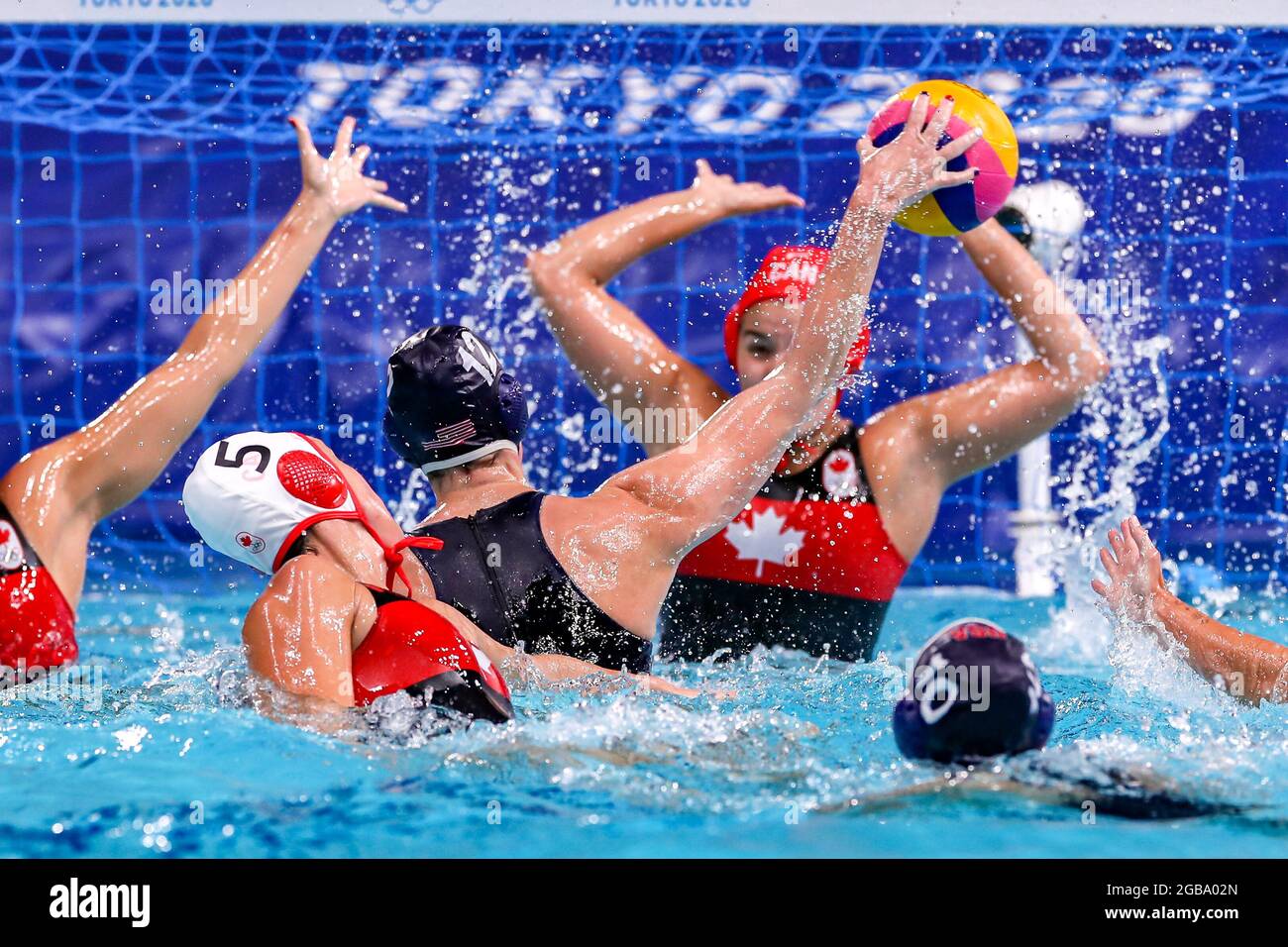 TOKYO, JAPAN - AUGUST 3: Monika Eggens of Canada, Alys Williams of ...